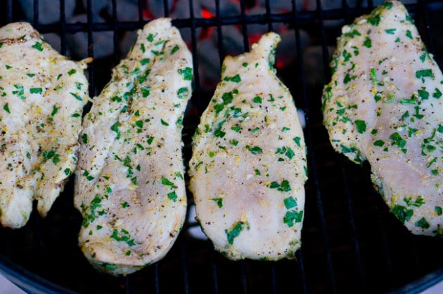 Grilled Chicken with Raspberry Balsamic Glaze - Delicious Meets Healthy