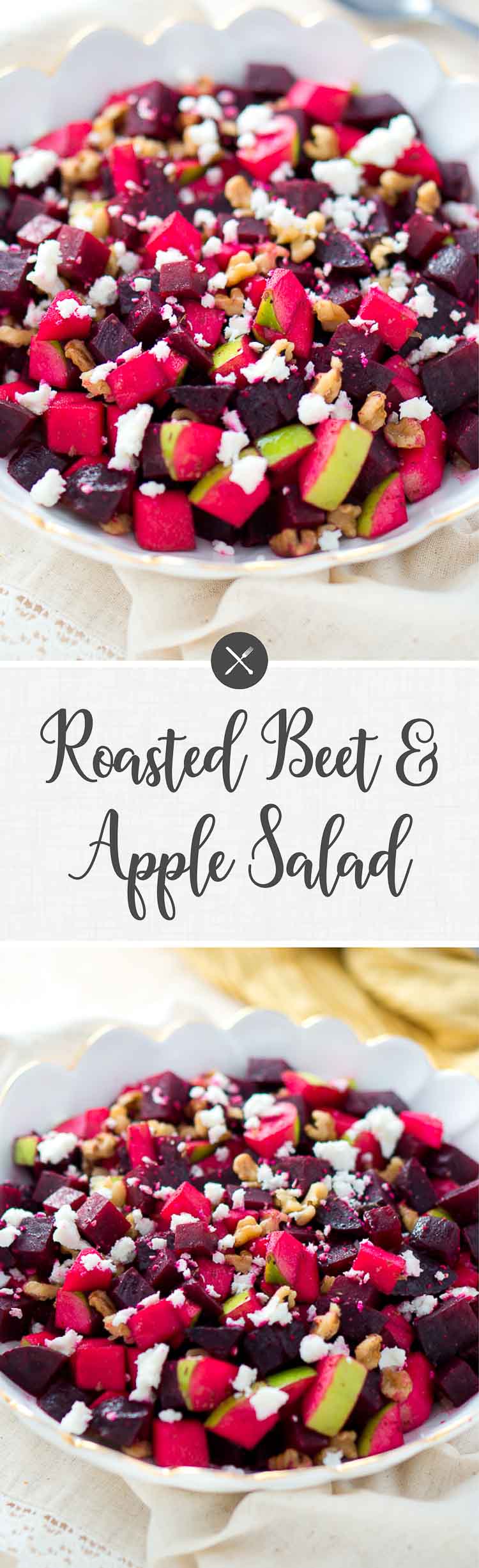 Roasted Beet and Apple Salad - Delicious Meets Healthy
