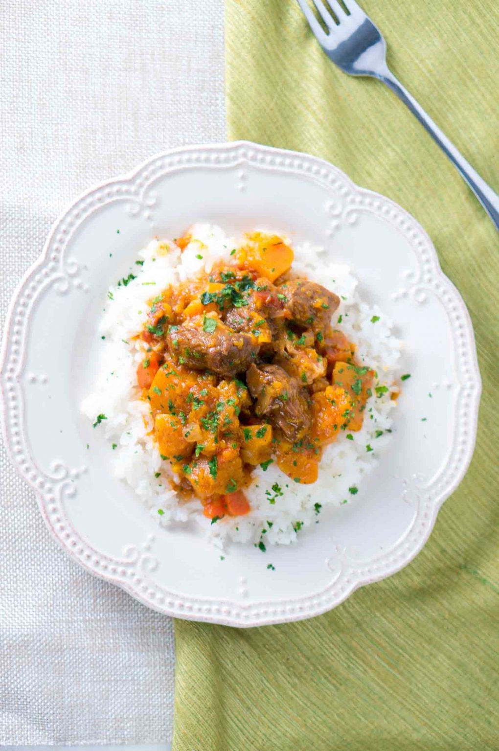 Instant Pot Beef and Butternut Squash Stew - Delicious Meets Healthy