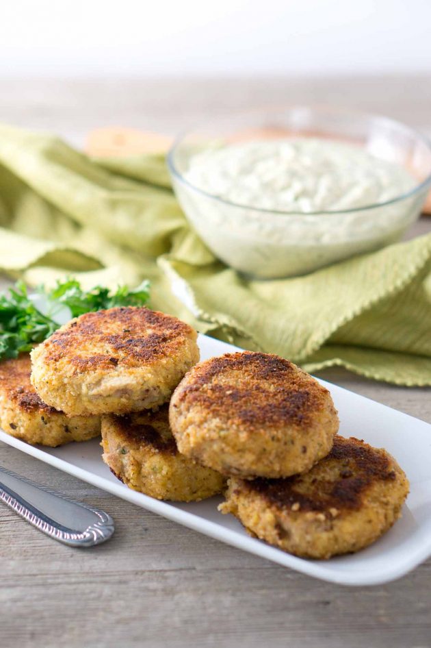 Perfect Fish Cakes and Jalapeno Remoulade - Delicious Meets Healthy