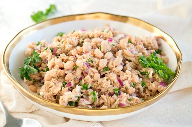 Tuna White Bean Salad Recipe | Delicious Meets Healthy