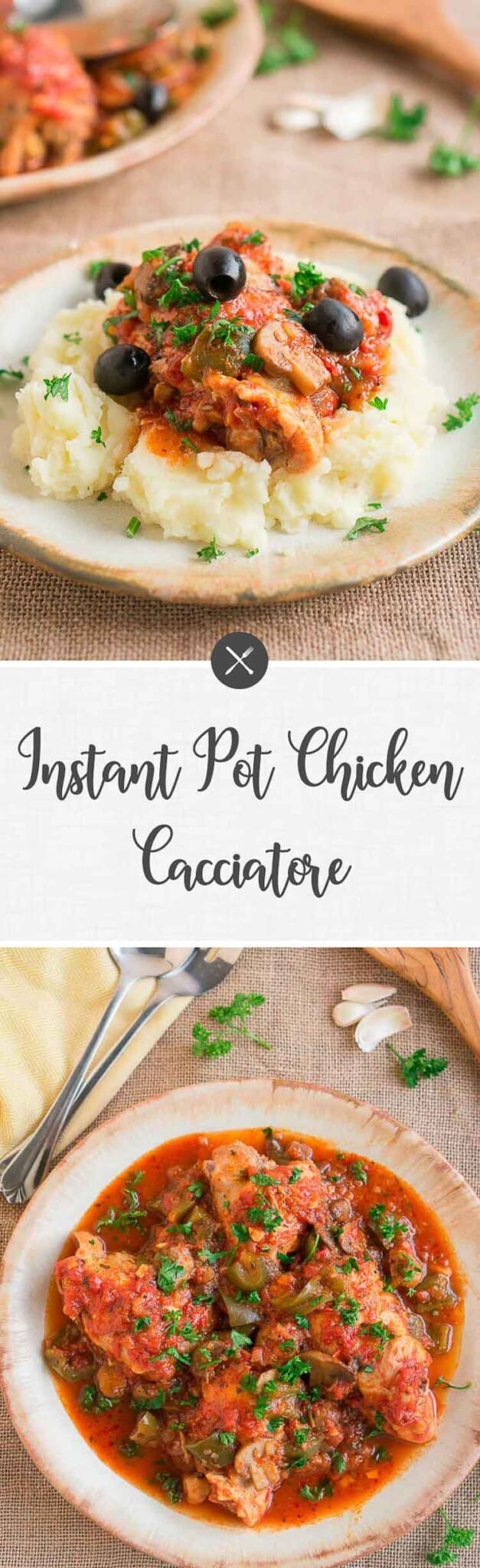 Instant Pot Chicken Cacciatore (Easy Whole30 & Gluten-Free Recipe)