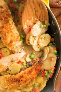 Country Chicken Skillet and Vegetables - Delicious Meets Healthy