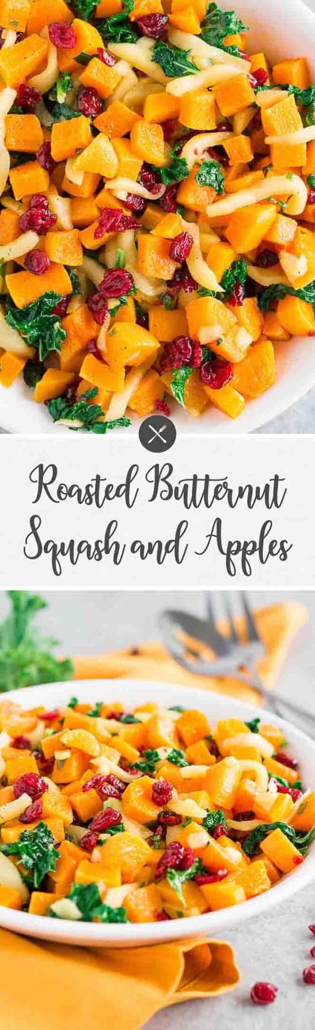 Roasted Butternut Squash and Apples - Delicious Meets Healthy