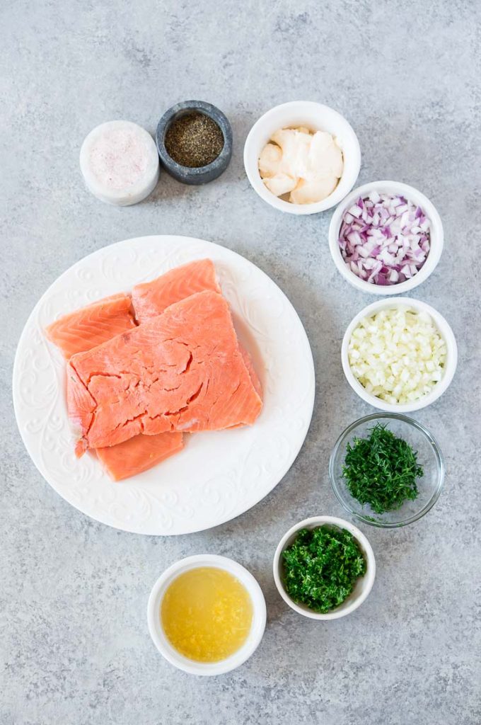 Salmon Salad Recipe (Only 20 Minutes) - Delicious Meets Healthy