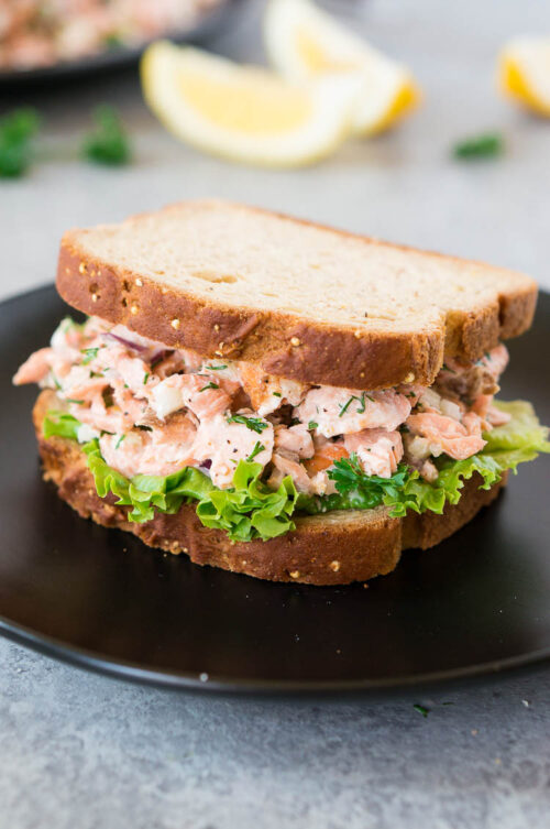 Salmon Salad Recipe (Only 20 Minutes) - Delicious Meets Healthy