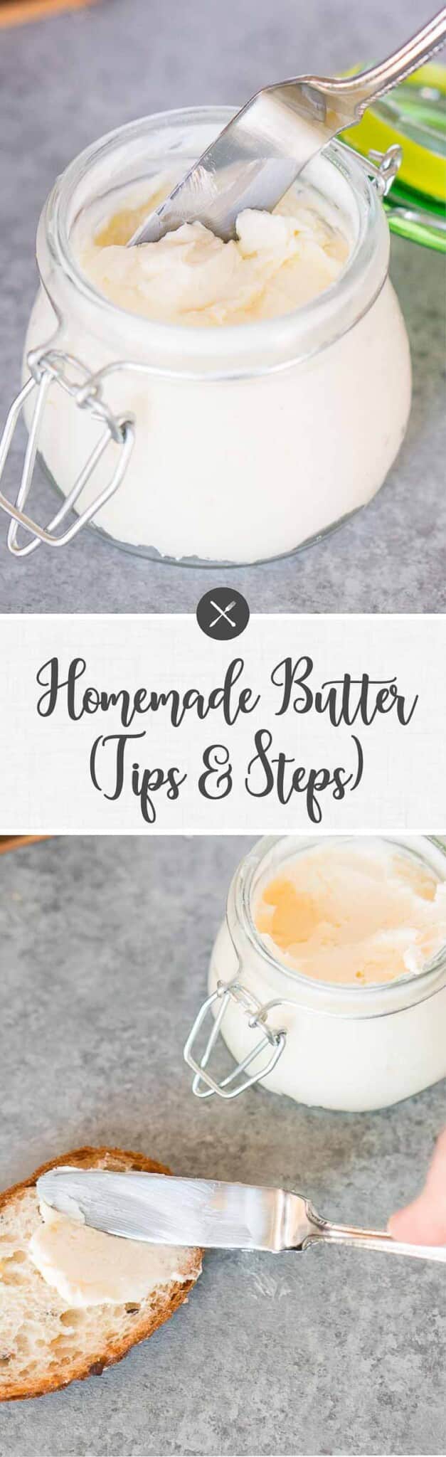 How To Make Butter (Step by Step & Tips) - Delicious Meets Healthy
