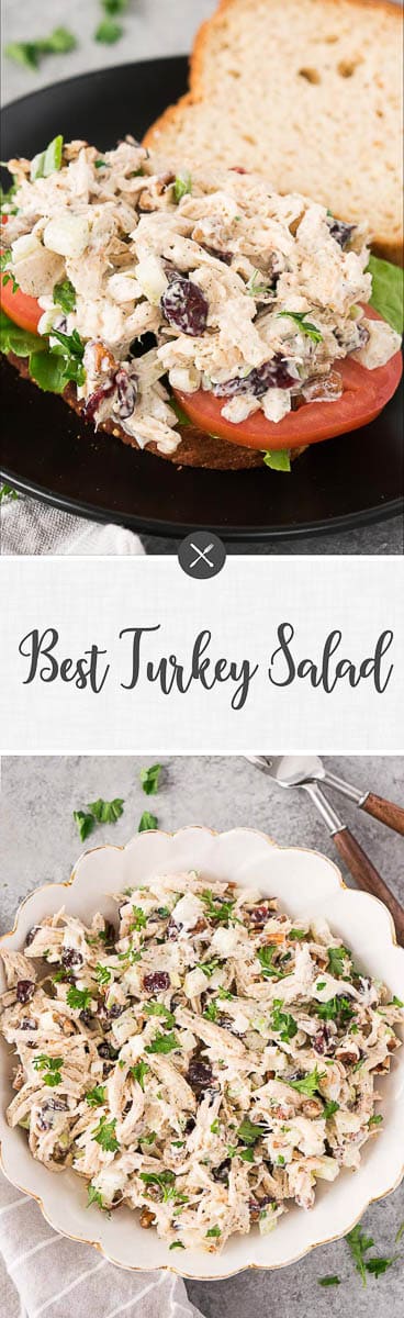 Turkey Salad (Great for Leftover Turkey) - Delicious Meets Healthy
