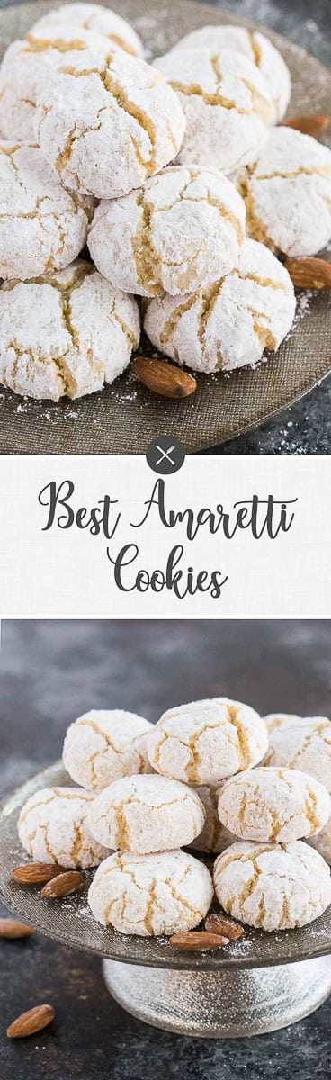 Italian Amaretti Cookies (Gluten-Free Almond Cookies) - Delicious Meets ...