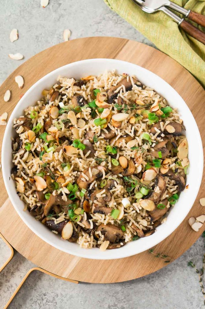 Mushroom Rice Recipe (Easy Side Dish) - Delicious Meets Healthy