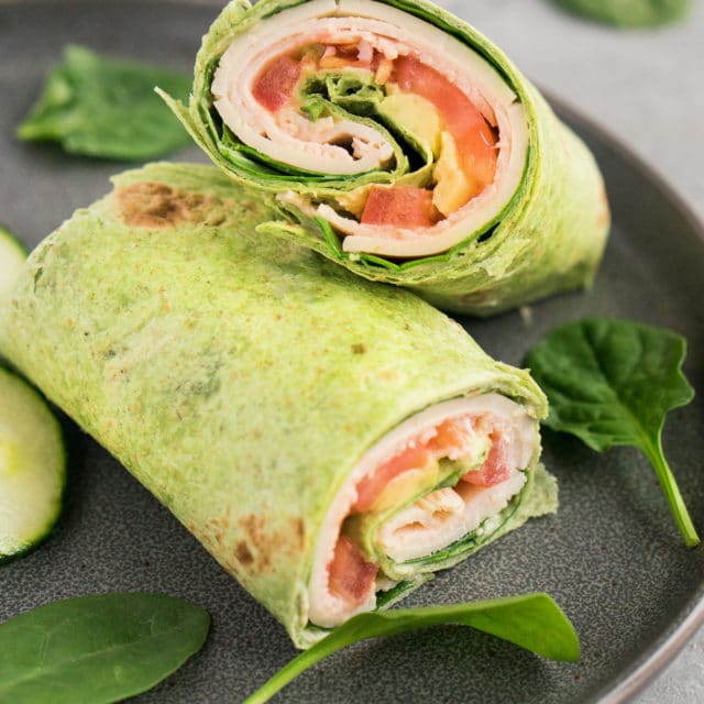 Low Carb Turkey Club Wrap - Delicious Meets Healthy
