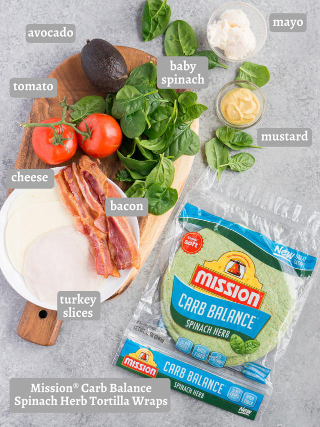 Low Carb Turkey Club Wrap - Delicious Meets Healthy
