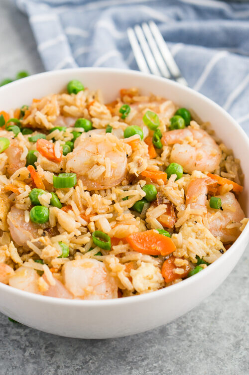 Shrimp Fried Rice (easy & quick) - Delicious Meets Healthy