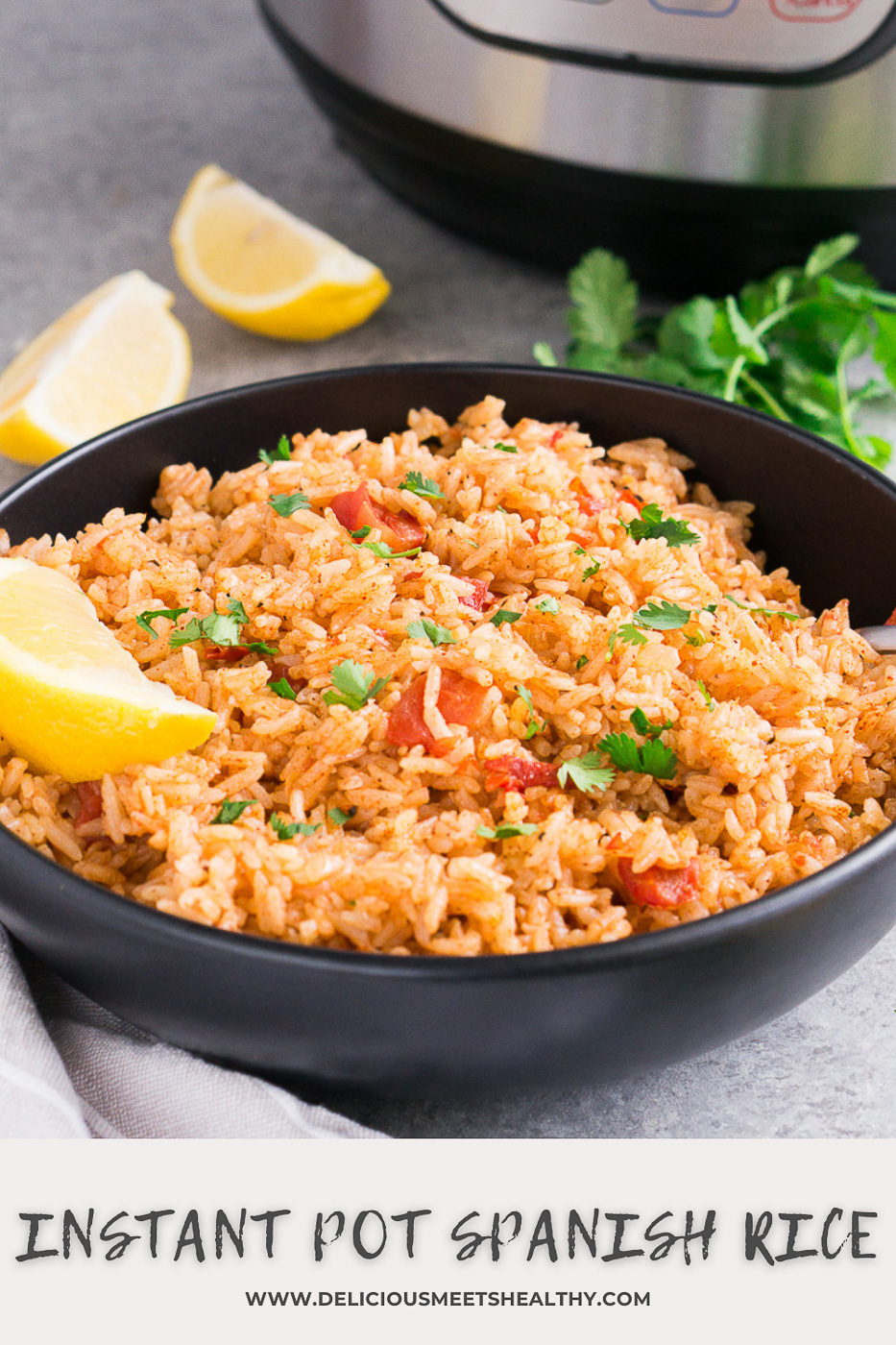 Instant Pot Spanish Rice - Delicious Meets Healthy