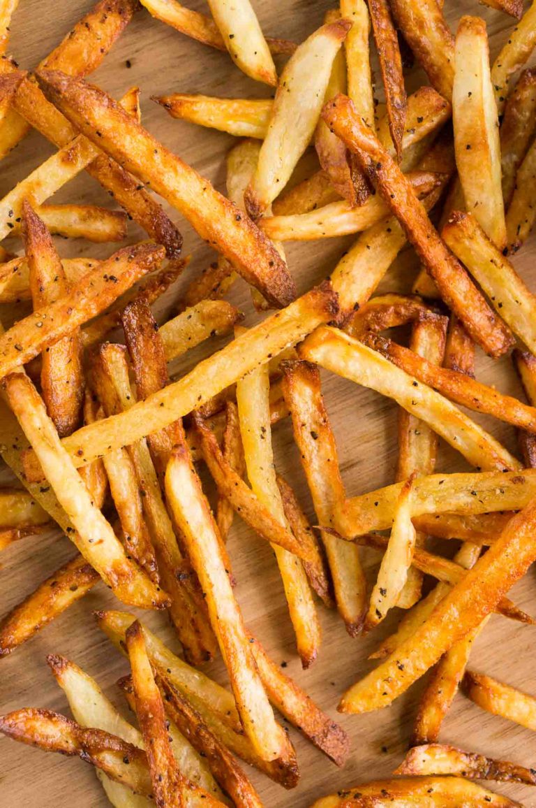 Homemade French Fries (Crispy and Healthy) - Delicious Meets Healthy