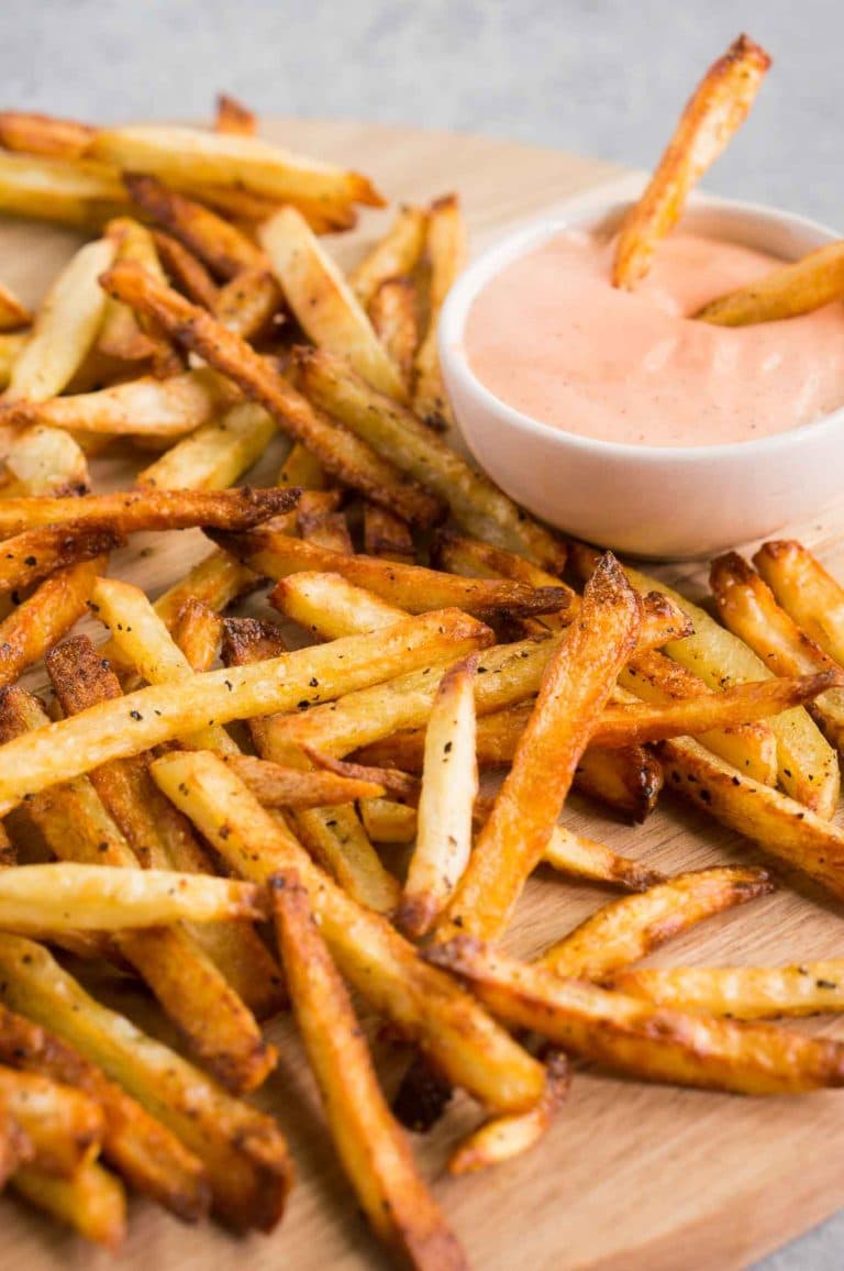 Homemade French Fries (Crispy and Healthy) - Delicious Meets Healthy