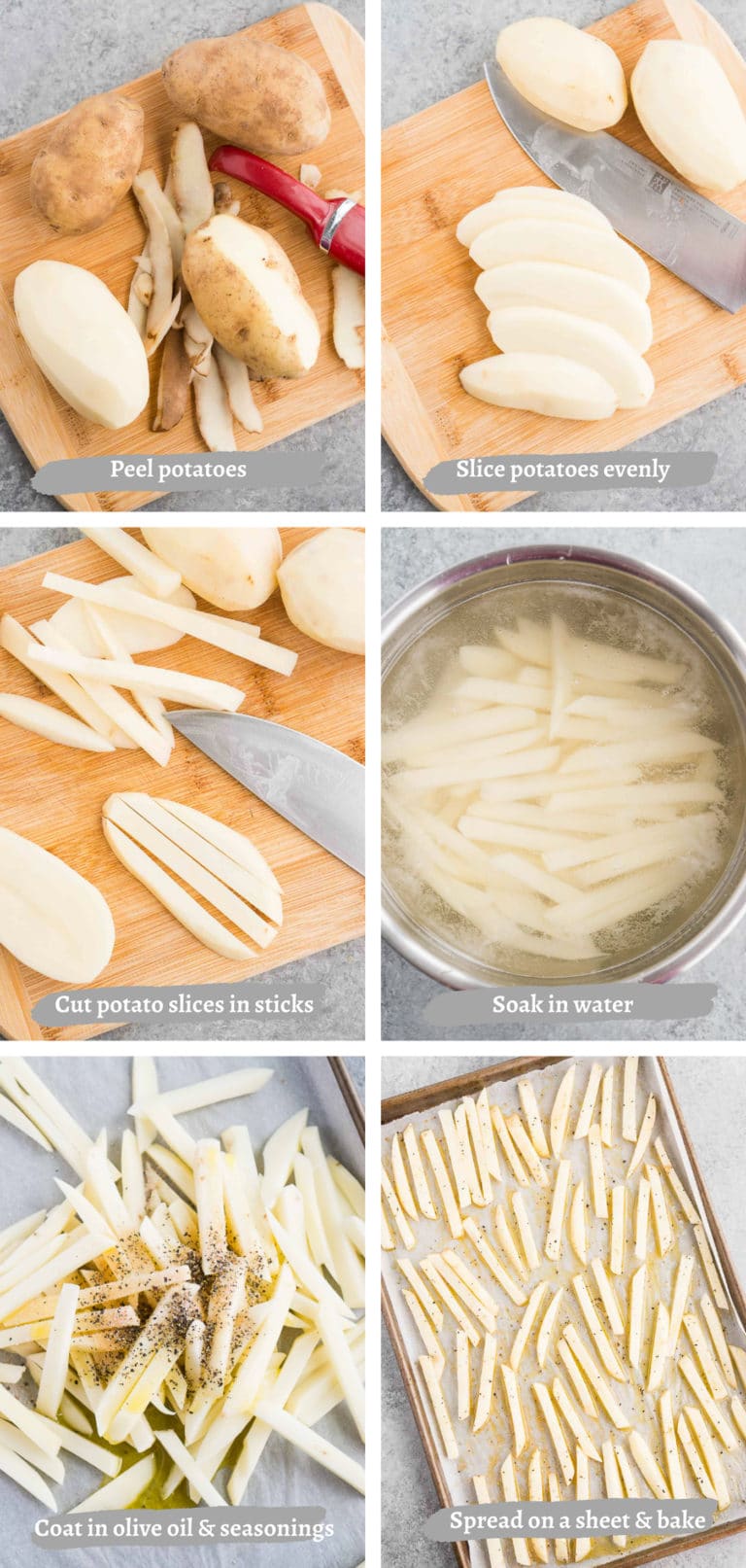 Homemade French Fries (Crispy and Healthy) - Delicious Meets Healthy