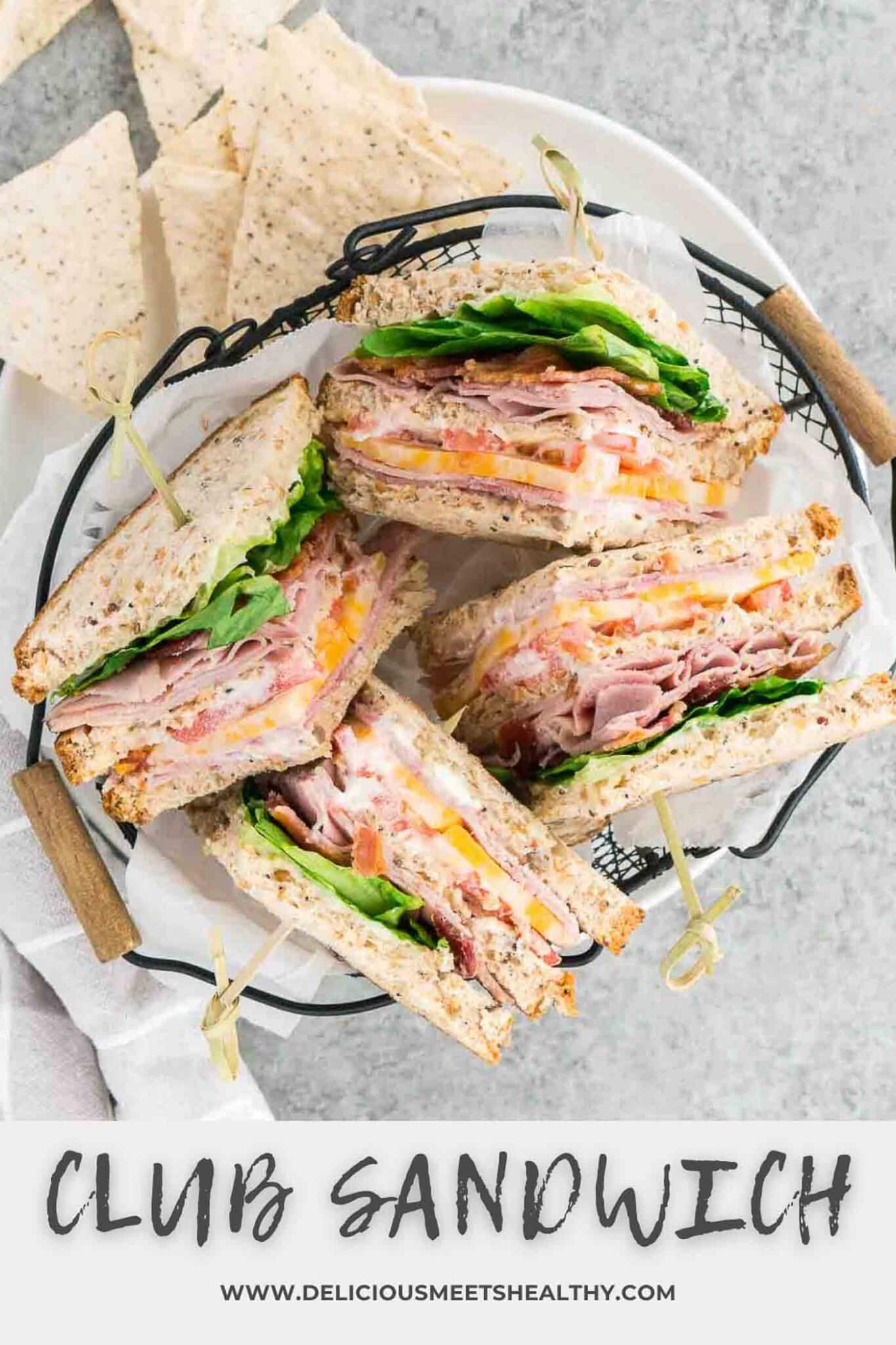 Club Sandwich (Easy & Tasty Lunch Idea) - Delicious Meets Healthy