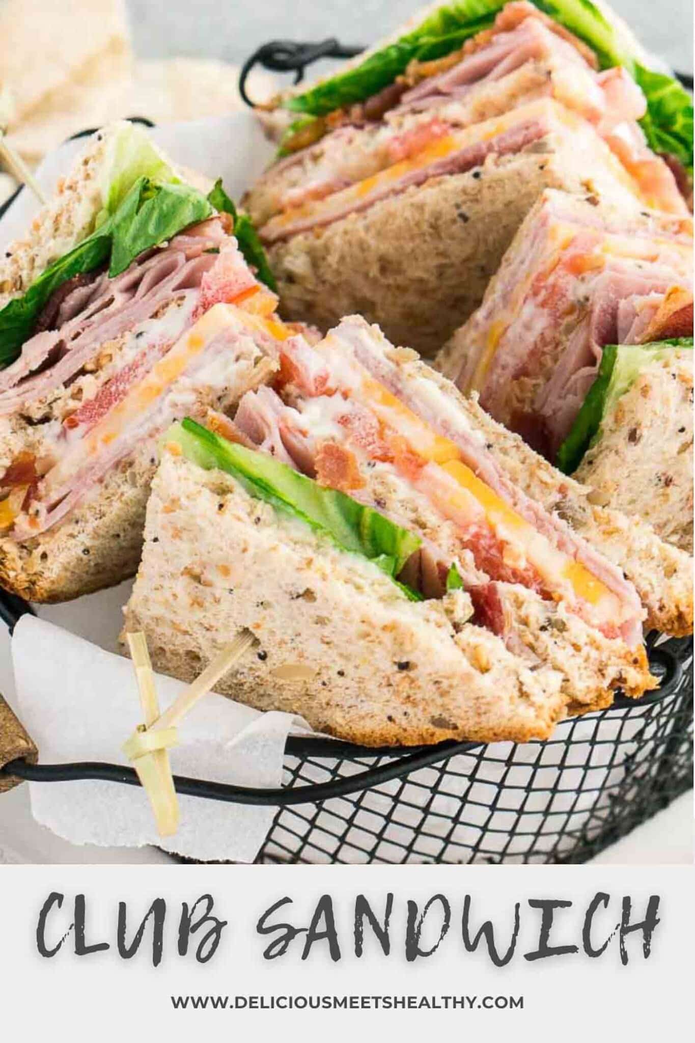Club Sandwich (Easy & Tasty Lunch Idea) - Delicious Meets Healthy
