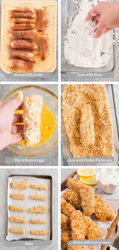 Baked Crispy Fish Sticks (Quick & Easy) - Delicious Meets Healthy