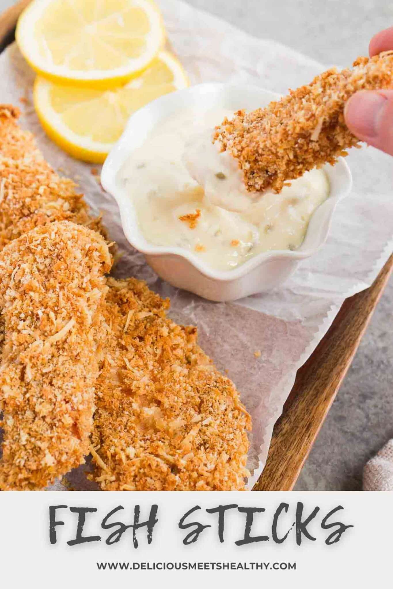 Baked Crispy Fish Sticks (Quick & Easy) - Delicious Meets Healthy