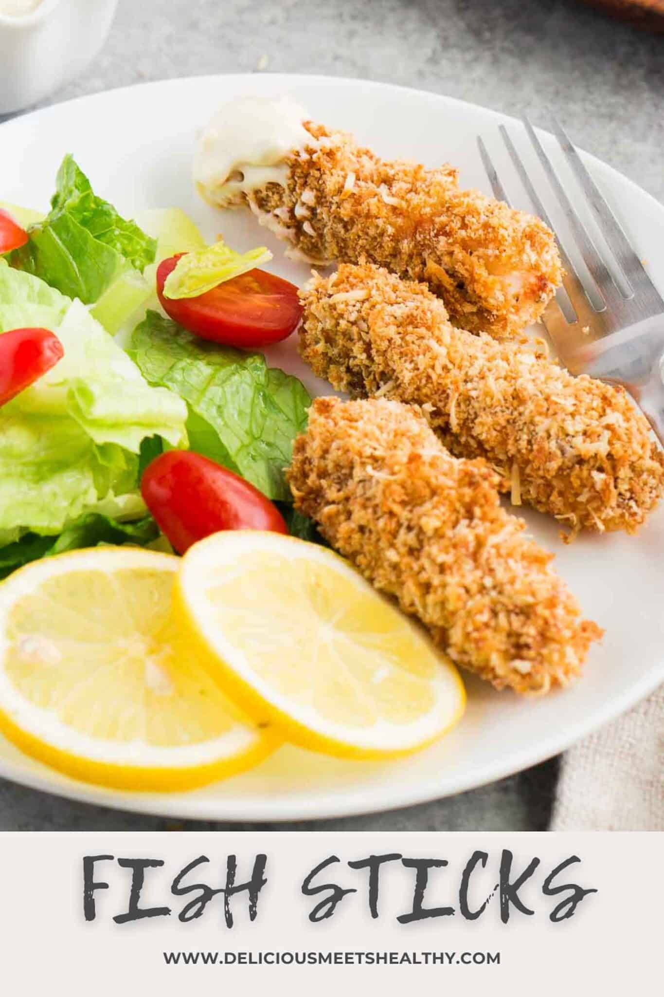 Baked Crispy Fish Sticks (Quick & Easy) - Delicious Meets Healthy