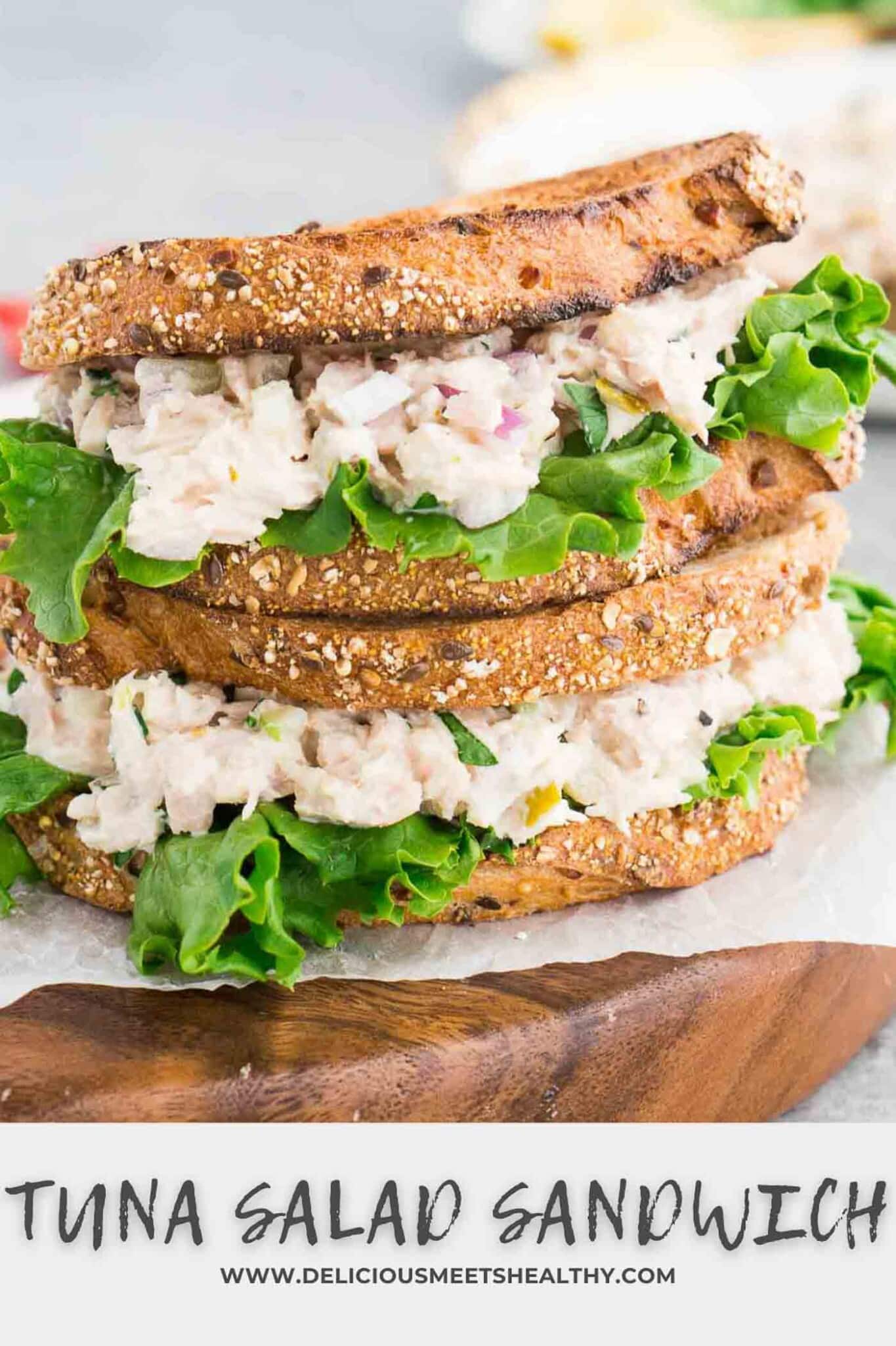 Tuna Salad Sandwich (Quick & Easy Lunch) - Delicious Meets Healthy