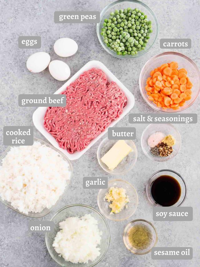 Beef Fried Rice (Easy Weeknight Dinner) - Delicious Meets Healthy