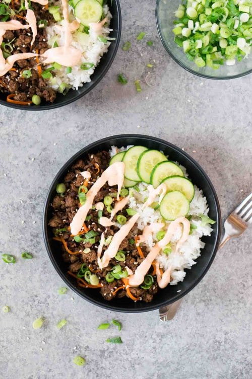Korean Beef Bowls (Fast & Flavorful Dinner) - Delicious Meets Healthy
