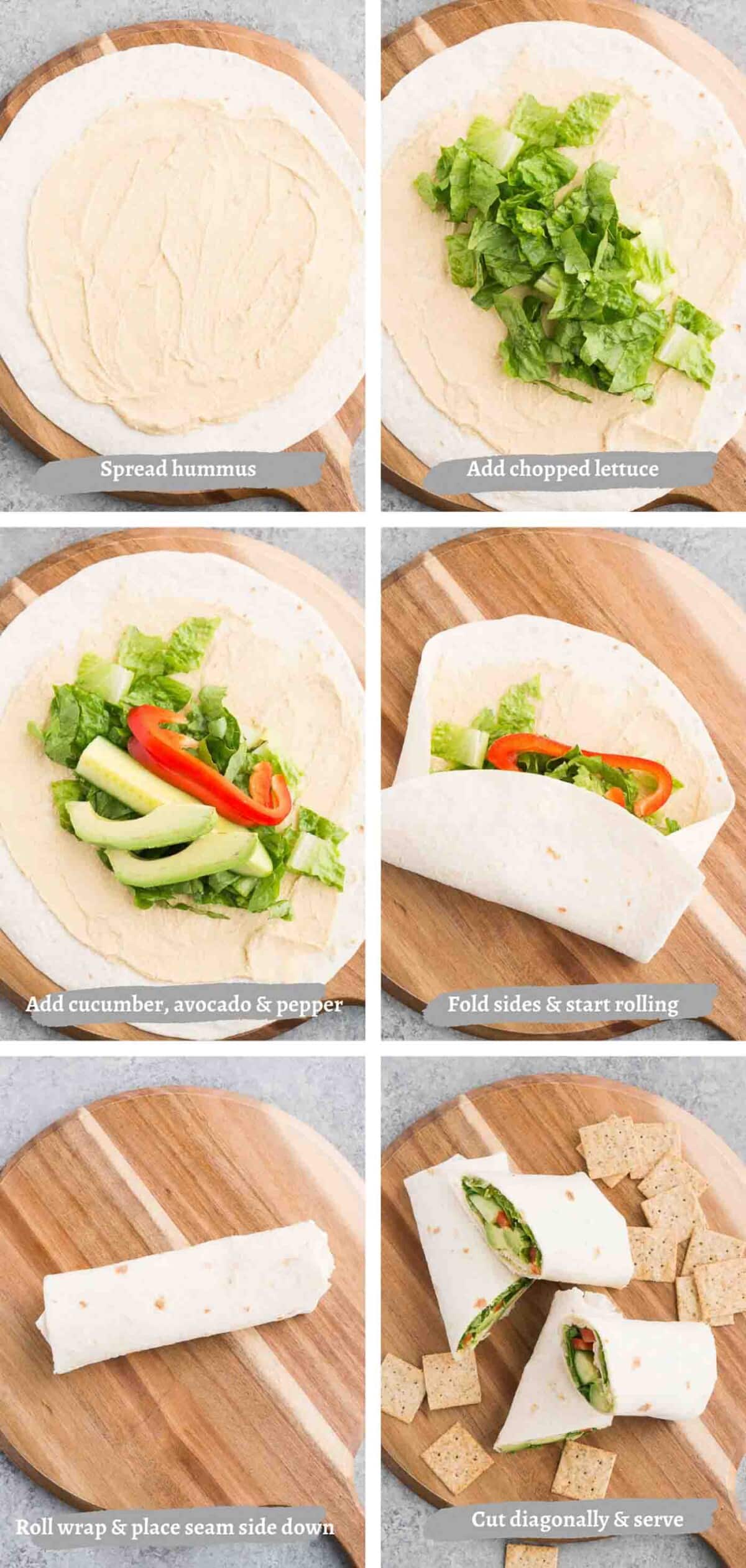 Vegan Wrap (Easy Work Lunch) - Delicious Meets Healthy