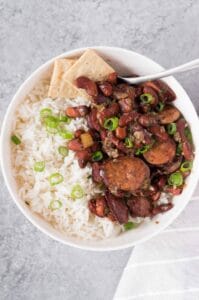 Instant Pot Red Beans and Rice - Delicious Meets Healthy