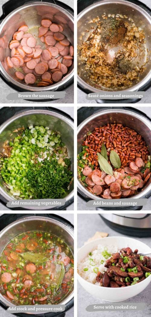 Instant Pot Red Beans and Rice - Delicious Meets Healthy