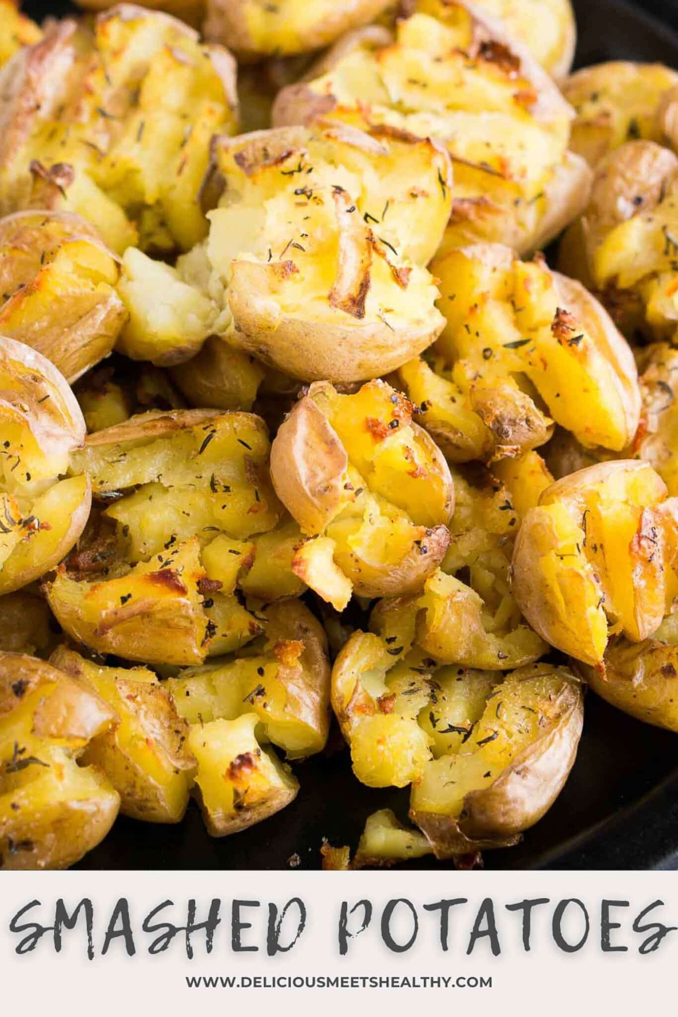 Smashed Potatoes - Delicious Meets Healthy