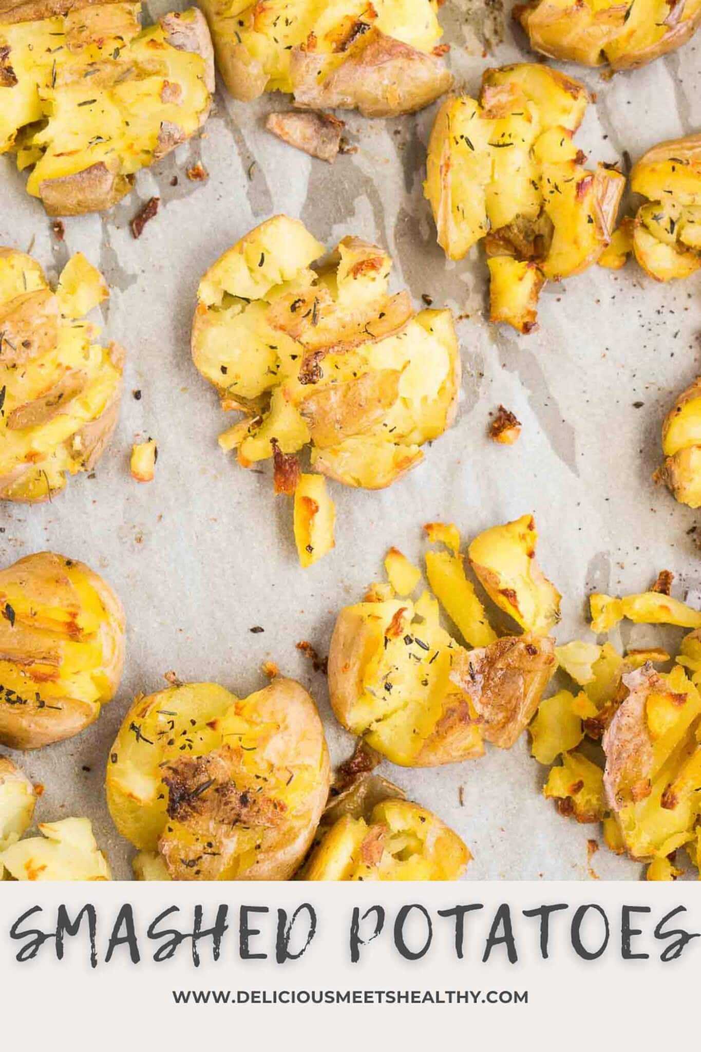 Smashed Potatoes - Delicious Meets Healthy