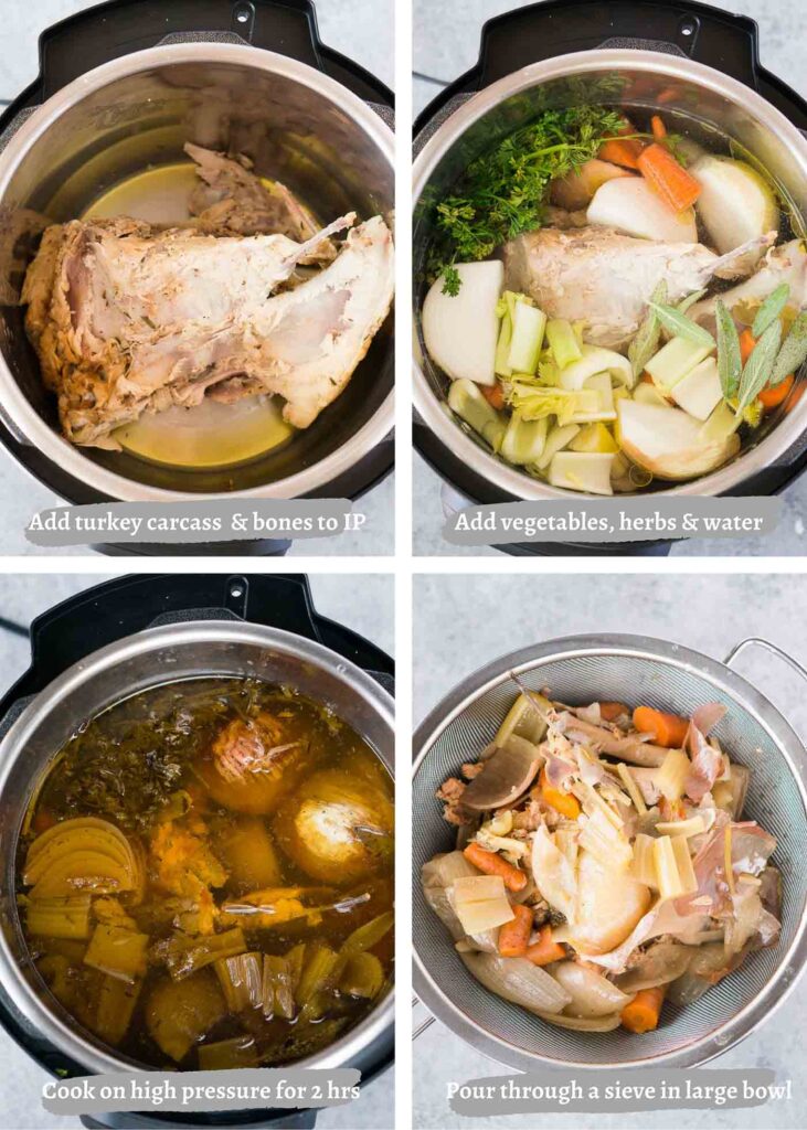 Turkey Stock (Easy & Quick) - Delicious Meets Healthy