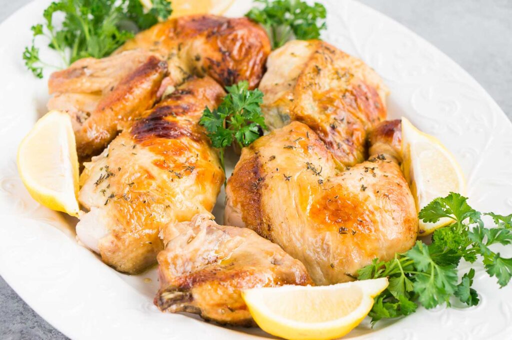 Whole Roasted Chicken (Juicy and Flavorful) - Delicious Meets Healthy