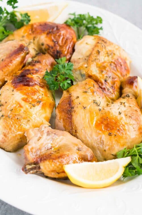 Whole Roasted Chicken (Juicy and Flavorful) - Delicious Meets Healthy