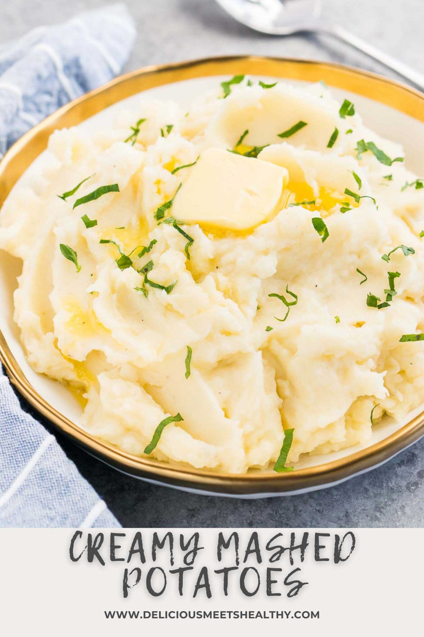 Best Creamy Mashed Potatoes | Delicious Meets Healthy