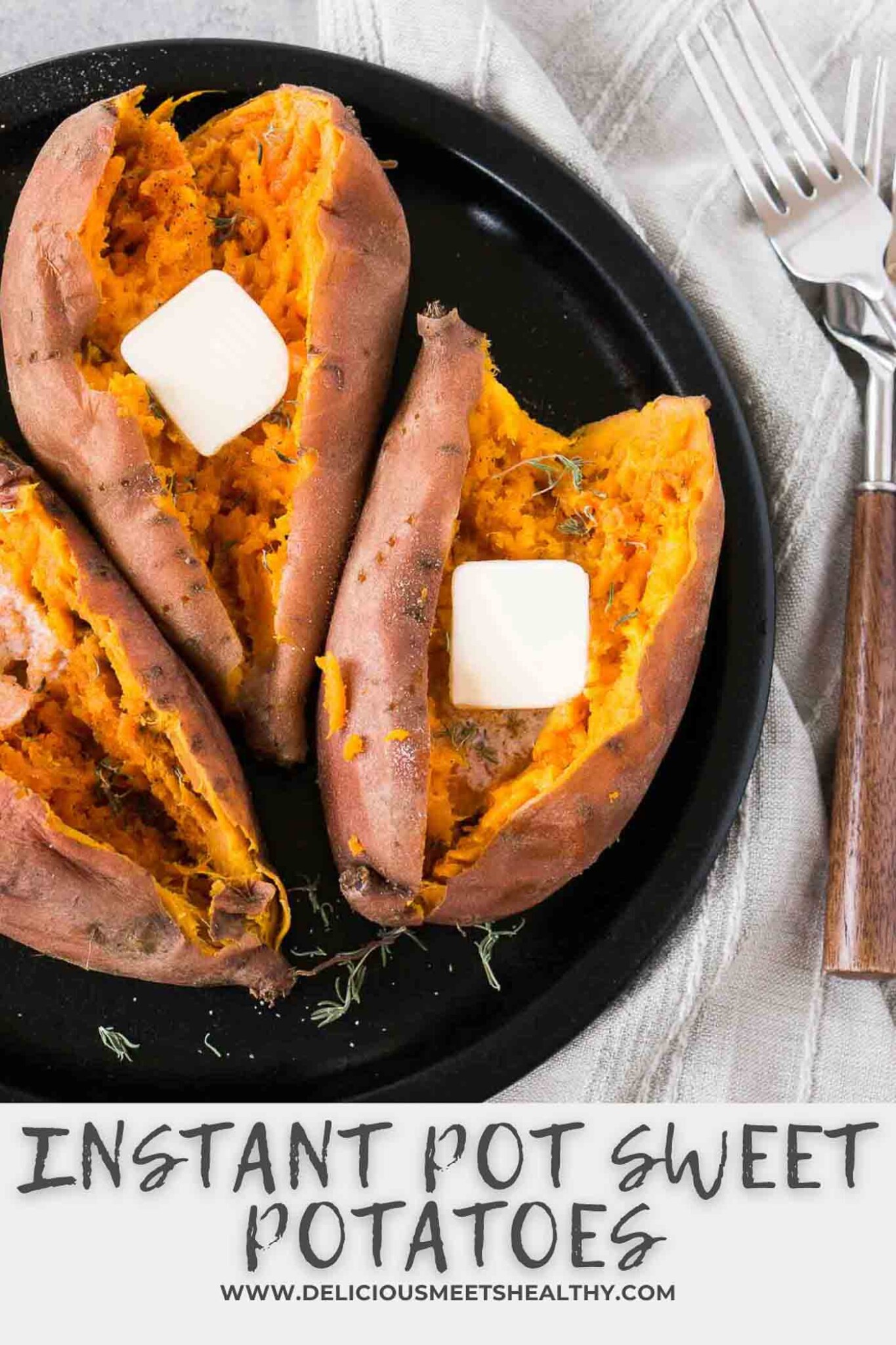 Instant Pot Sweet Potatoes - Delicious Meets Healthy