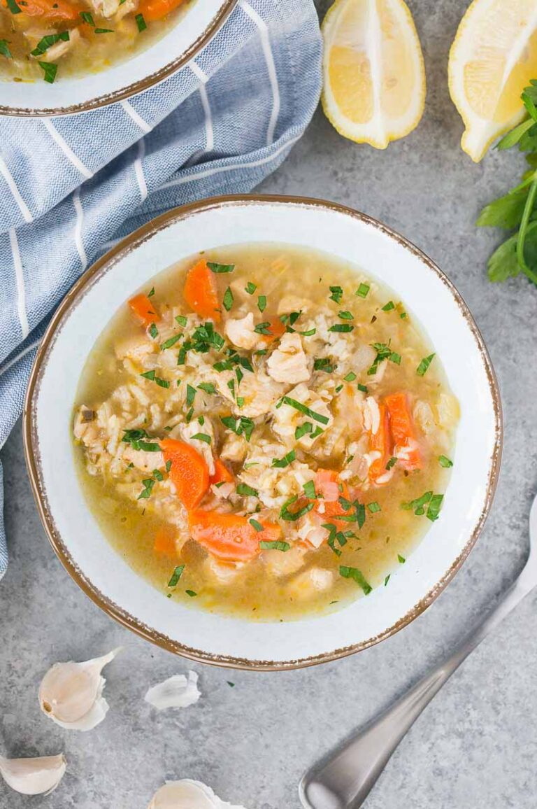 Turkey Rice Soup - Delicious Meets Healthy