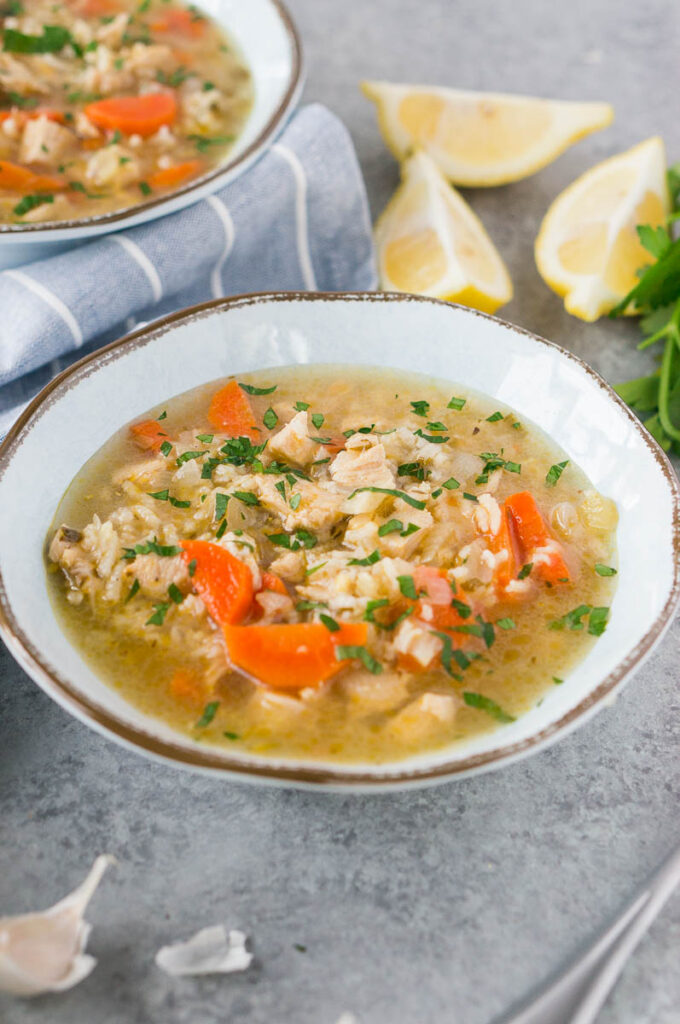Turkey Rice Soup - Delicious Meets Healthy