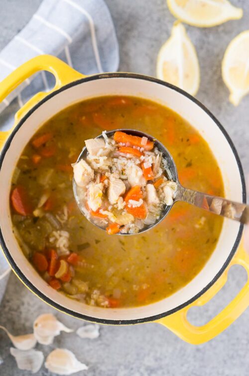 Turkey Rice Soup - Delicious Meets Healthy