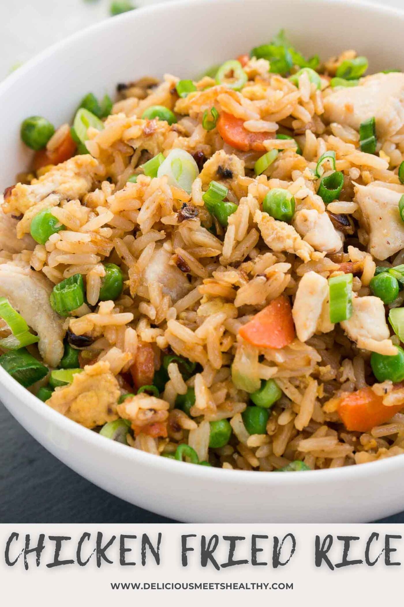 Best Chicken Fried Rice (Only 20 Minutes) - Delicious Meets Healthy