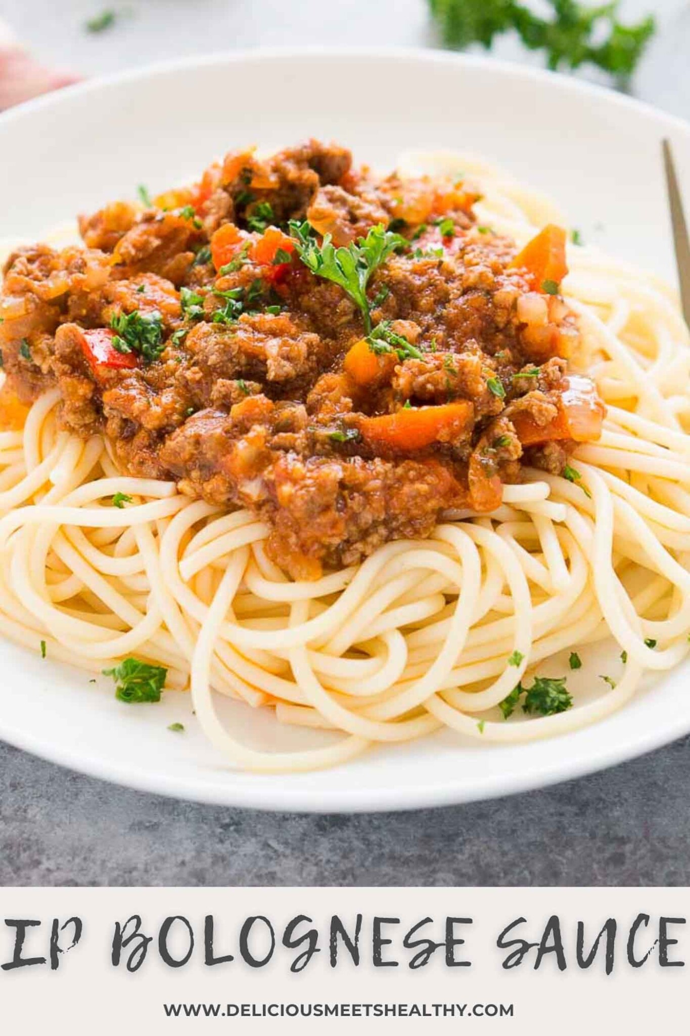 Instant Pot Bolognese Sauce - Delicious Meets Healthy
