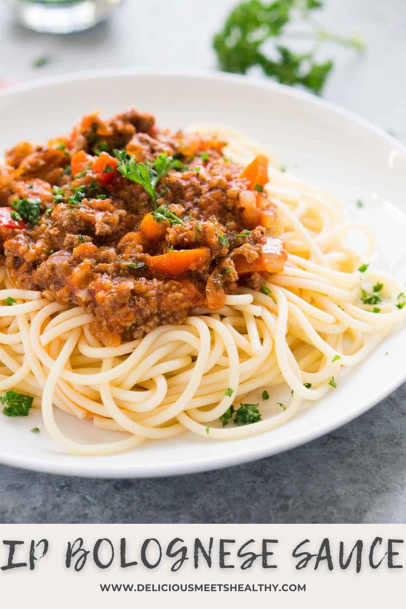 Instant Pot Bolognese Sauce - Delicious Meets Healthy