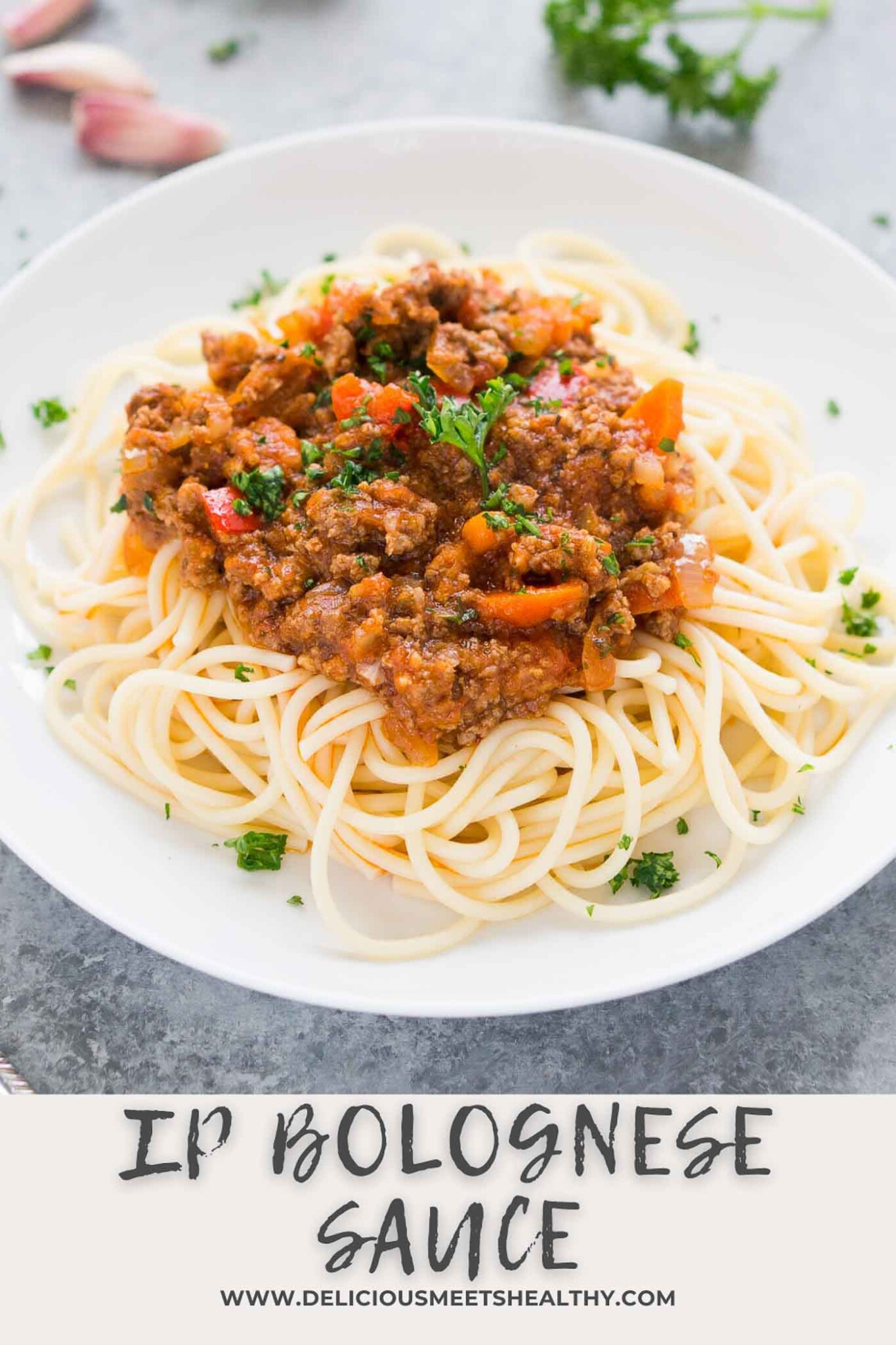 Instant Pot Bolognese Sauce - Delicious Meets Healthy