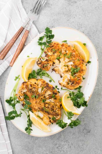 Cauliflower Steaks - Delicious Meets Healthy