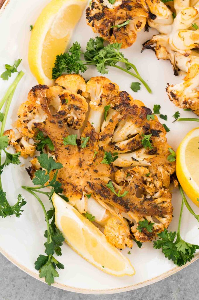 Cauliflower Steaks - Delicious Meets Healthy