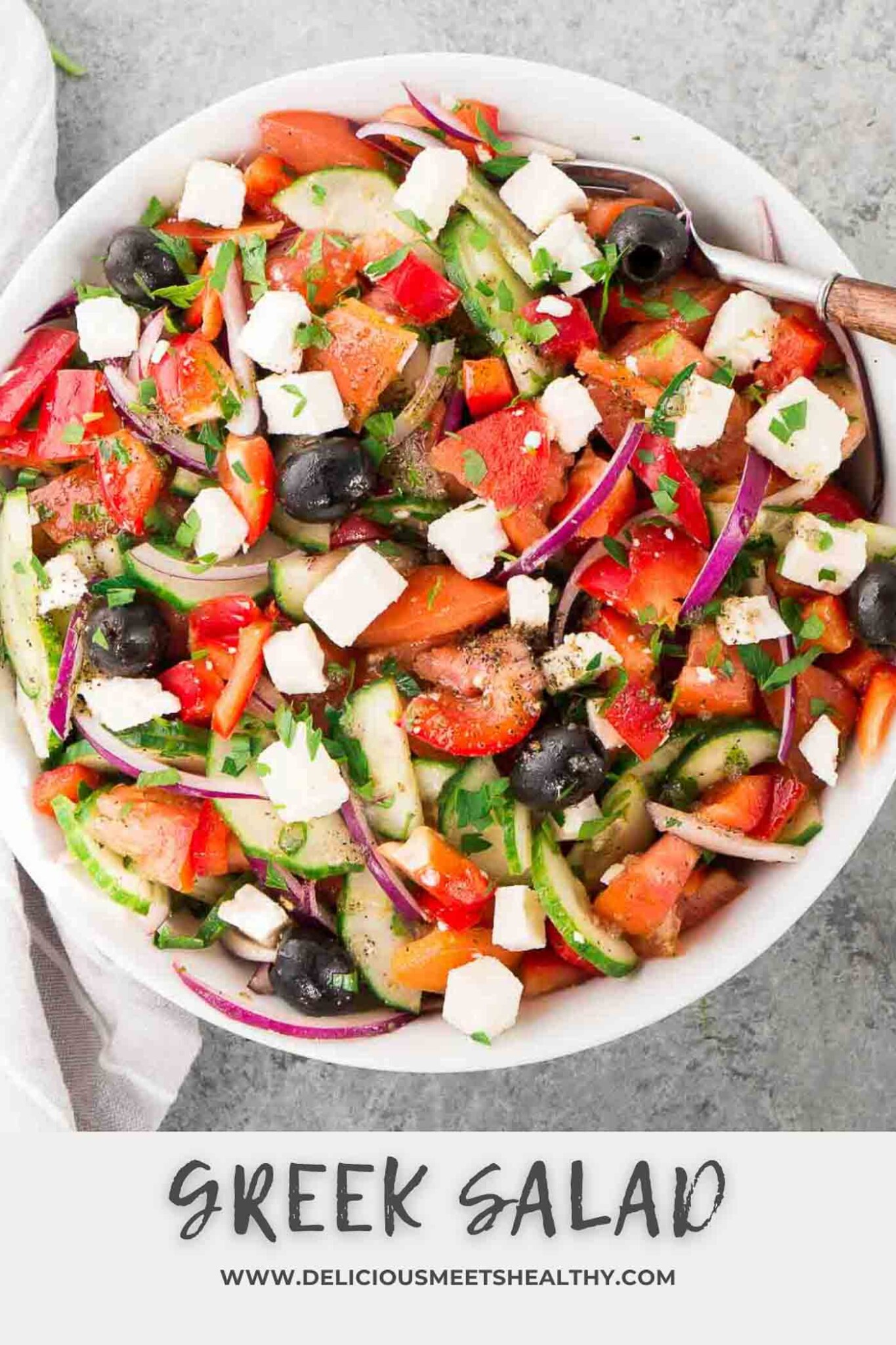 BEST Greek Salad - Delicious Meets Healthy