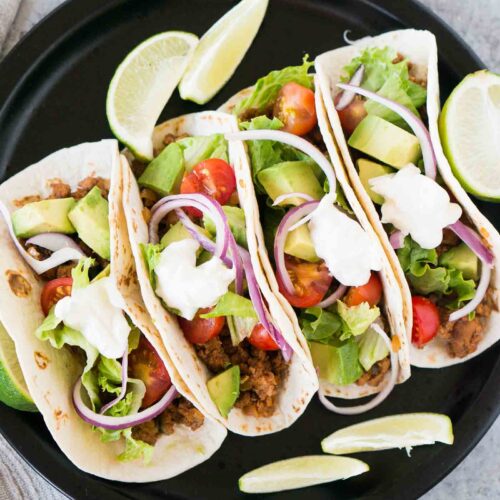 Ground Beef Tacos - Delicious Meets Healthy